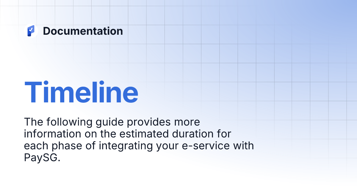 Timeline | Documentation