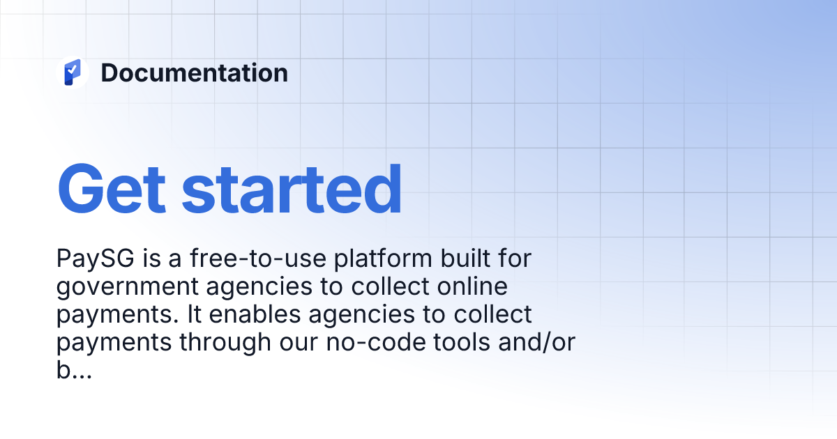 Get started | Documentation