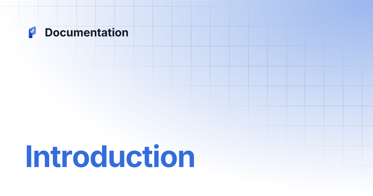 Introduction | Documentation